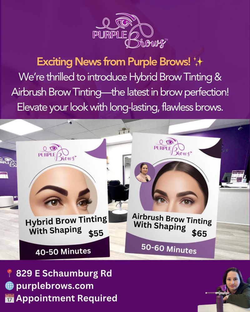PURPLE BROWS BEAUTY SALON - Updated December 2025 - 17 Photos - 829 E ...