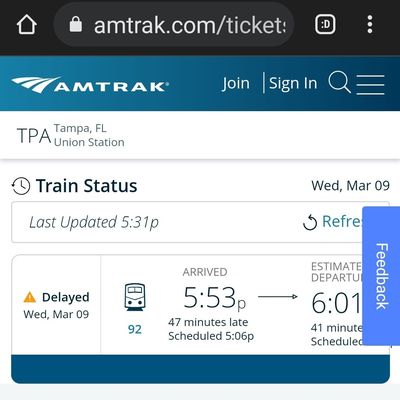 Amtrak, 601 N Nebraska Ave, Tampa, FL, Train Stations - MapQuest