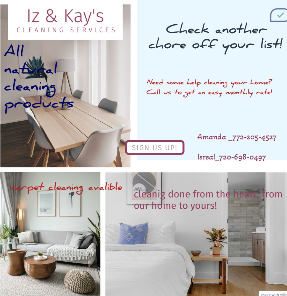 IZ & KAY’S CLEANING SERVICES - Aurora, Colorado - Home Cleaning - Phone ...