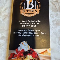 B TOWN RESTAURANT - Updated July 2025 - 17 Photos - 312 W Bethalto Dr ...