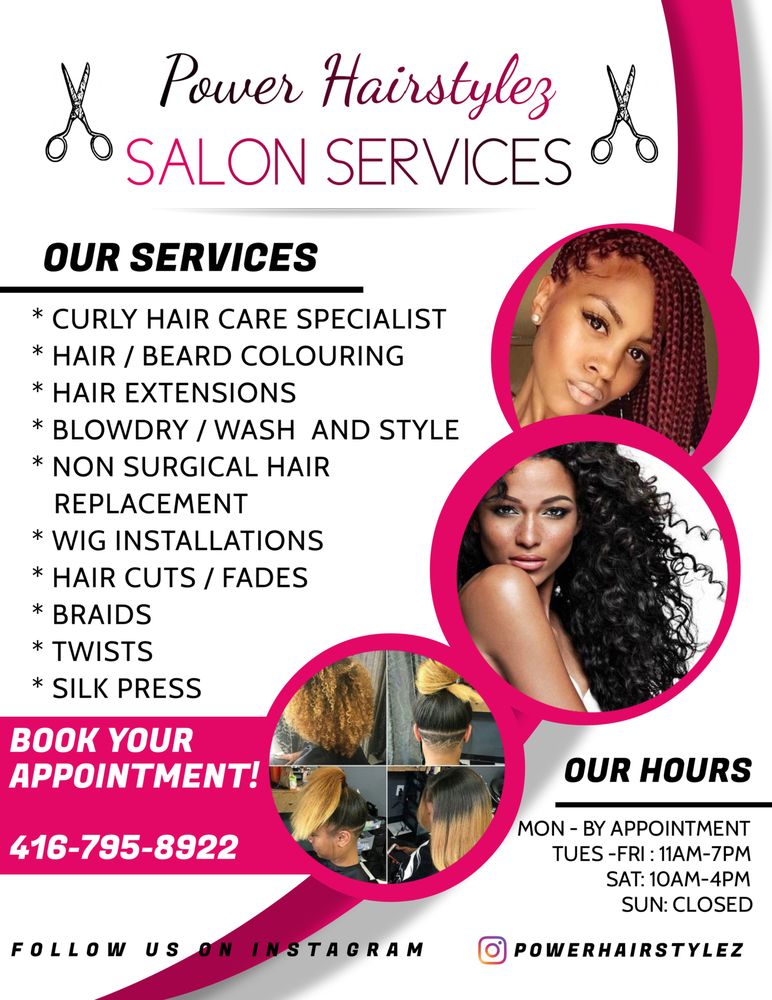 POWER HAIRSTYLEZ - 936 Pape Ave, Toronto, ON, M4K 3V2, Toronto, Ontario ...