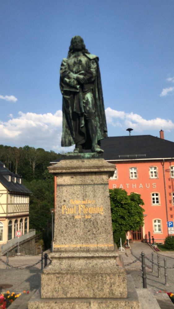 PAUL FLEMING DENKMAL - Marktpl., Hartenstein, Sachsen, Germany ...