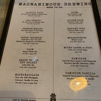 MAGNANIMOUS BREWERY - Updated May 2025 - 205 Photos & 72 Reviews - 1420 ...