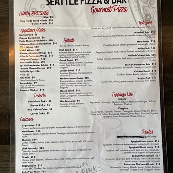 SEATTLE PIZZA AND BAR - Updated July 2025 - 118 Photos & 122 Reviews ...