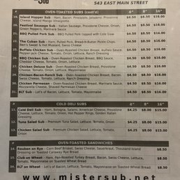 MISTER SUB - Updated December 2025 - 25 Photos & 46 Reviews - 543 E ...
