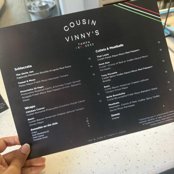 COUSIN VINNY’S SANDWICH - Updated September 2025 - 142 Photos & 108 ...