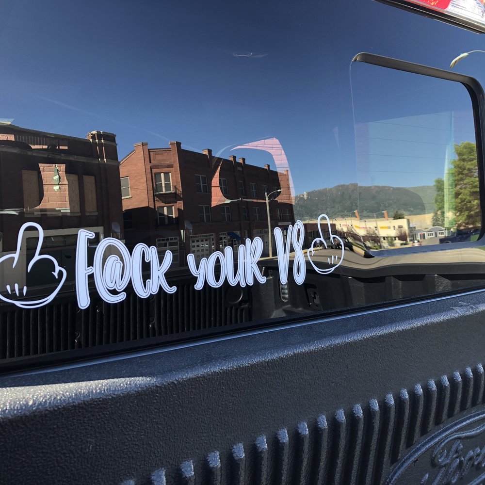 Funny Truck Stickers For Back Window