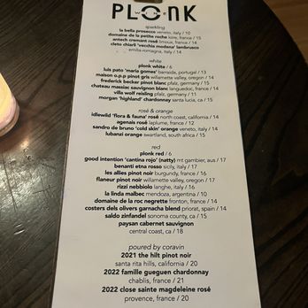 PLONK - Updated October 2025 - 180 Photos & 320 Reviews - 29 E Main St ...