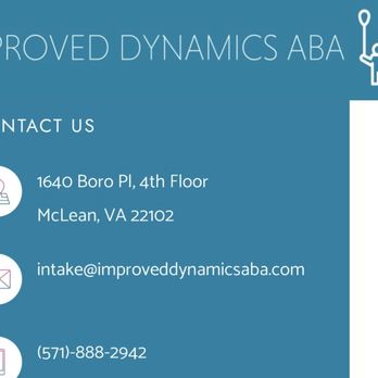 IMPROVED DYNAMICS ABA - Updated December 2025 - 1640 Boro Pl, Mclean, Virginia - Behavior ...