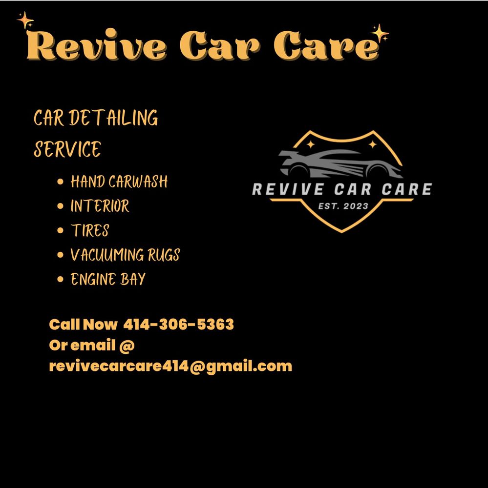 REVIVE CAR CARE - Request a Quote - Oak Creek, Wisconsin - Auto ...