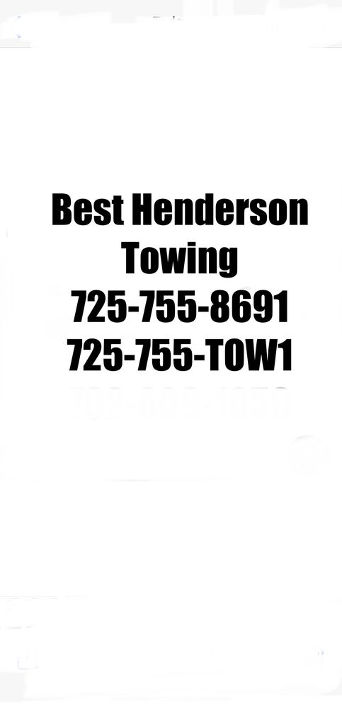 BEST HENDERSON TOWING - Updated August 2025 - Request a Quote ...