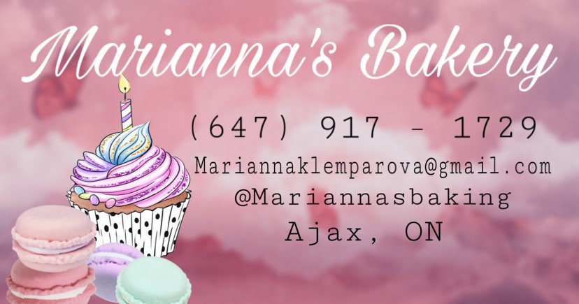 MARIANNAS BAKING - Updated October 2024 - Ajax, Ontario - Custom Cakes ...