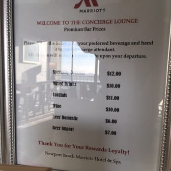 MARRIOTT CONCIERGE LOUNGE - Updated December 2025 - 900 Newport Center ...
