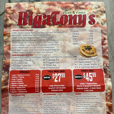 RIGATONY’S PIZZA & PASTA - Updated July 2024 - 152 Photos & 620 Reviews ...