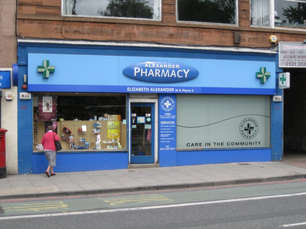 ALEXANDER PHARMACY - Updated July 2024 - 62-64 Gorgie Road, Edinburgh ...