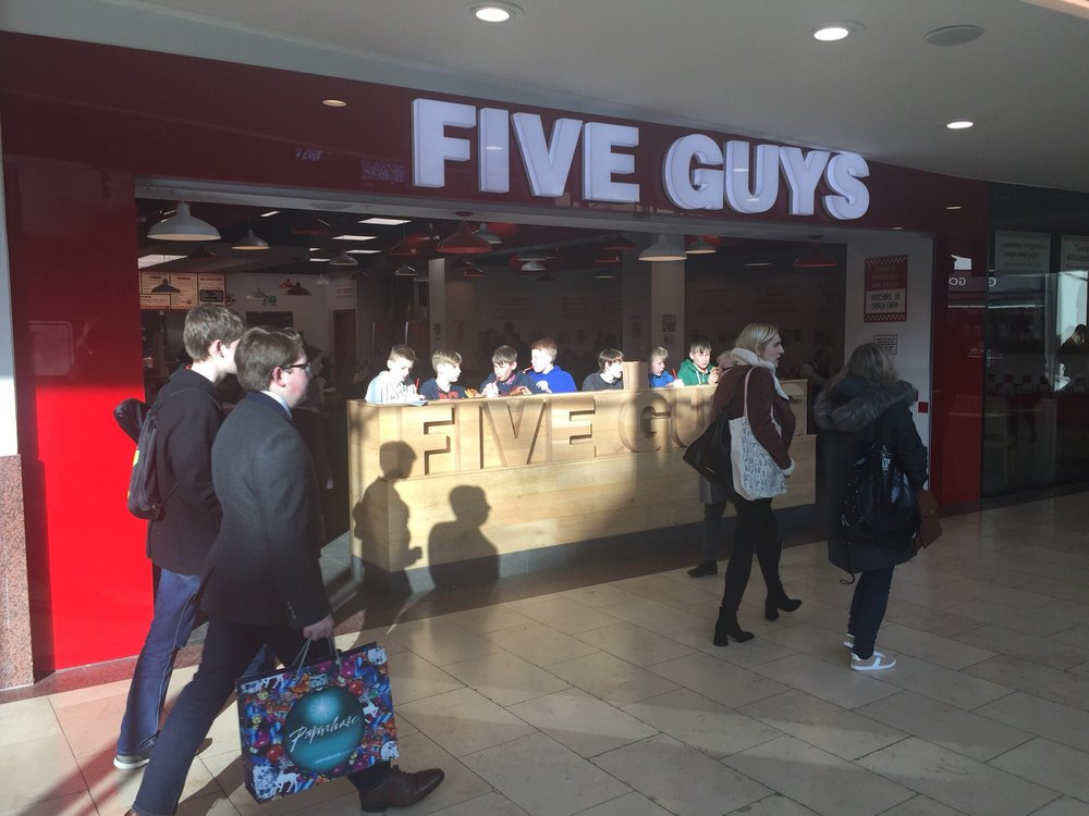 FIVE GUYS - Updated December 2024 - L17 Overgate Shopping Centre ...