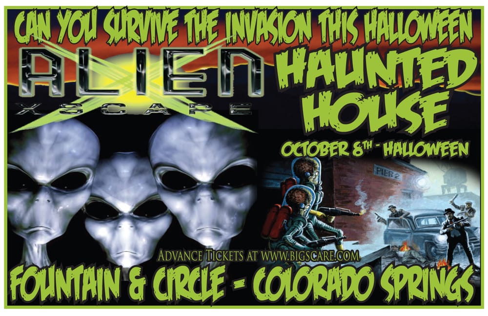 ALIEN ESCAPE HAUNTED HOUSE - Haunted Houses - 2841 E Fountain Blvd ...