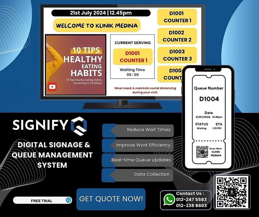QUEUE MANAGEMENT SYSTEM AND DIGITAL SIGNAGE - Updated December 2024 ...