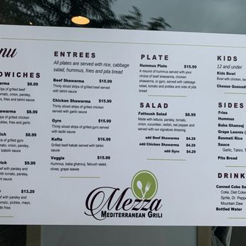 MEZZA MEDITERRANEAN GRILL - Updated June 2024 - 22 Photos & 30 Reviews ...