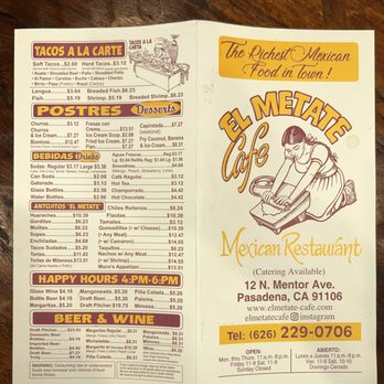EL METATE - Updated May 2025 - 495 Photos & 540 Reviews - 12 N Mentor ...