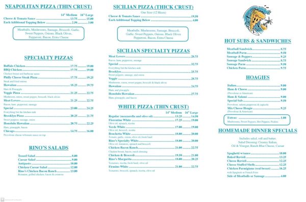 RINO’S PIZZA - Updated December 2025 - 33 Reviews - 1201 Bayshore Rd ...