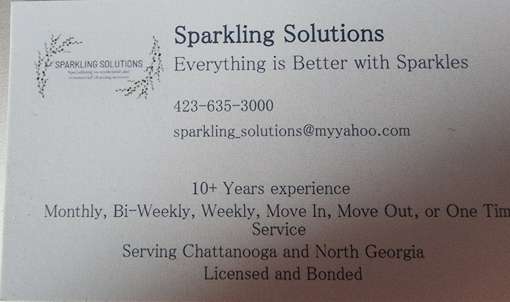 SPARKLING SOLUTIONS - Updated August 2025 - Request a Quote - Rossville, Georgia - Home Cleaning ...