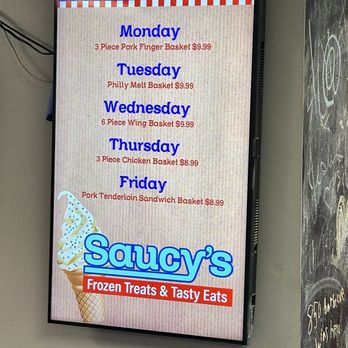 SAUCY’S FROZEN TREATS & TASTY EATS - Updated September 2025 - 67 Photos ...
