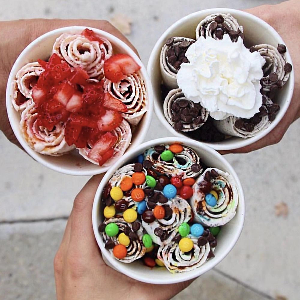 AHA ROLLED ICE CREAM - 55 Photos & 12 Reviews - 6020 E 82nd St ...