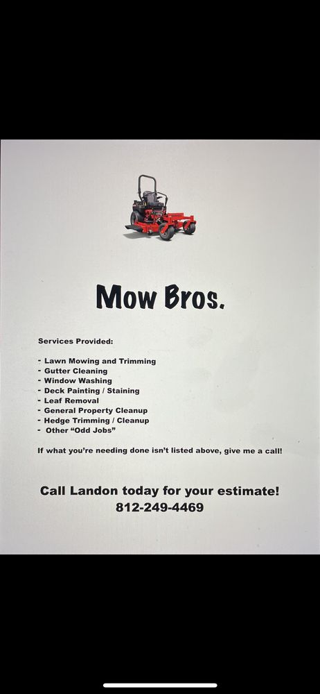 MOW BROS. - Updated May 2024 - Terre Haute, Indiana - Landscaping ...