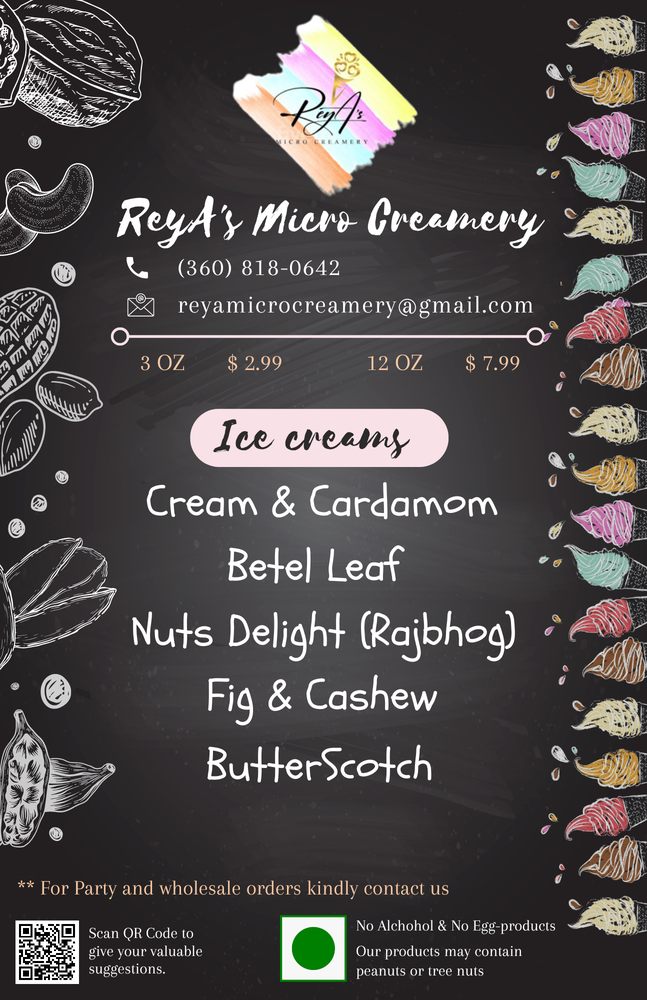 REYA’S MICRO CREAMERY - Updated February 2025 - 360 Corporate Dr N ...