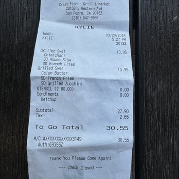 CRAZY FISH - GRILL & MARKET - Updated November 2024 - 528 Photos & 604 ...