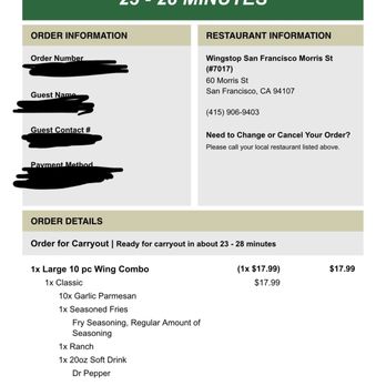 WINGSTOP - Updated July 2024 - 16 Photos & 20 Reviews - 60 Morris St ...