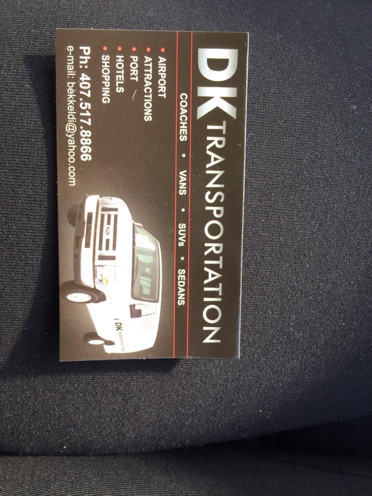 DK TRANSPORTATION - Updated July 2025 - Orlando, Florida - Airport ...