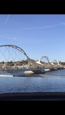 Elmore Pedestrian Bridge, 700 W Rio Salado Pkwy, Tempe, AZ, Bridge ...