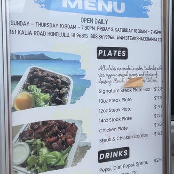 STEAK SHACK - 966 Photos & 1215 Reviews - 2161 Kalia Rd, Honolulu ...