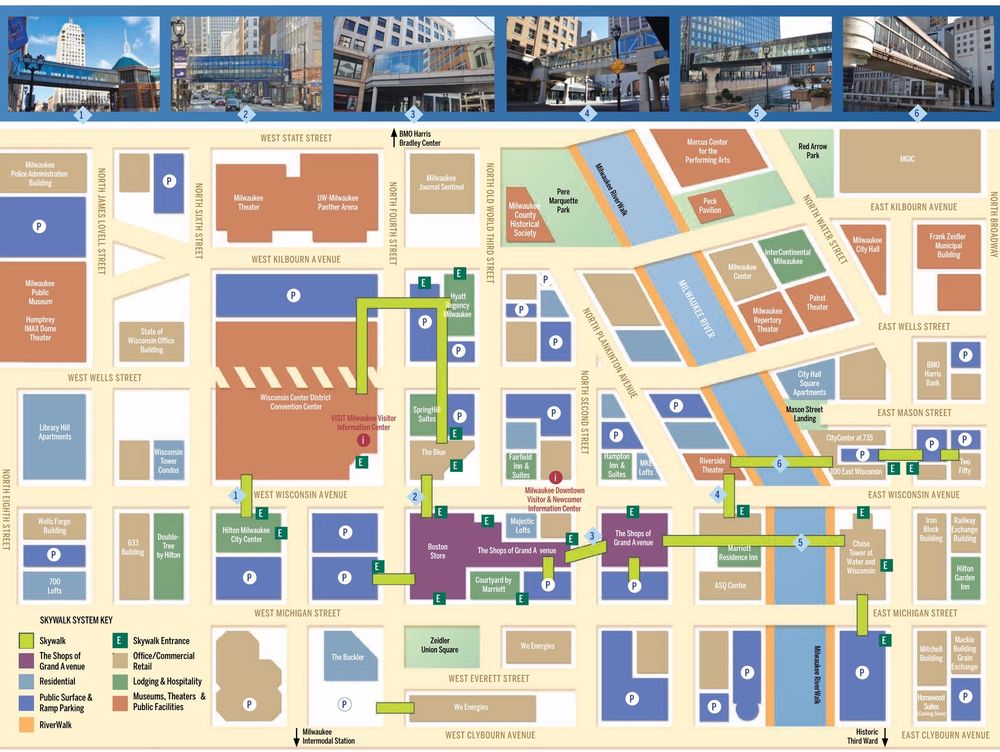 MILWAUKEE SKYWALK - Updated September 2025 - 302 West Wells St ...