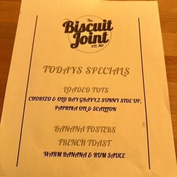 THE BISCUIT JOINT - Updated May 2024 - 105 Photos & 60 Reviews - 2649 ...