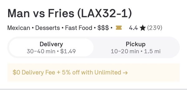 MAN VS FRIES - Updated August 2025 - 16 Reviews - 3560 S La Cienega ...