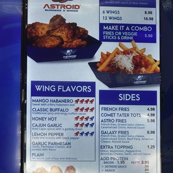 ASTROID BURGERS & WINGS - Updated June 2025 - 64 Photos & 26 Reviews ...