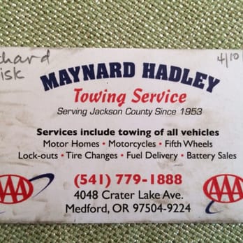 MAYNARD HADLEY TOWING - Updated July 2024 - 11 Photos & 37 Reviews ...
