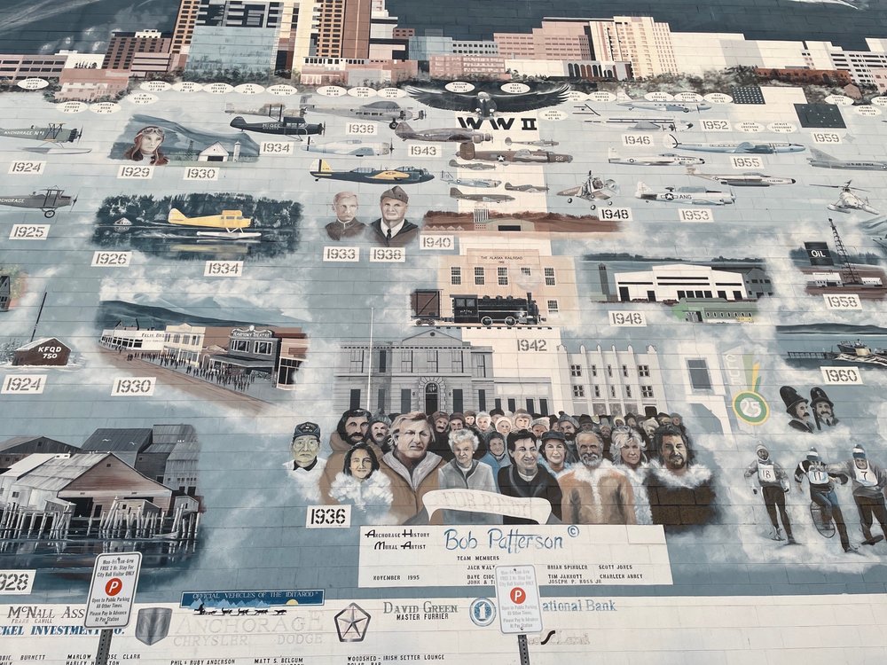 ALASKA HISTORY MURAL - 645 G St, Anchorage, Alaska - Public Art - Yelp
