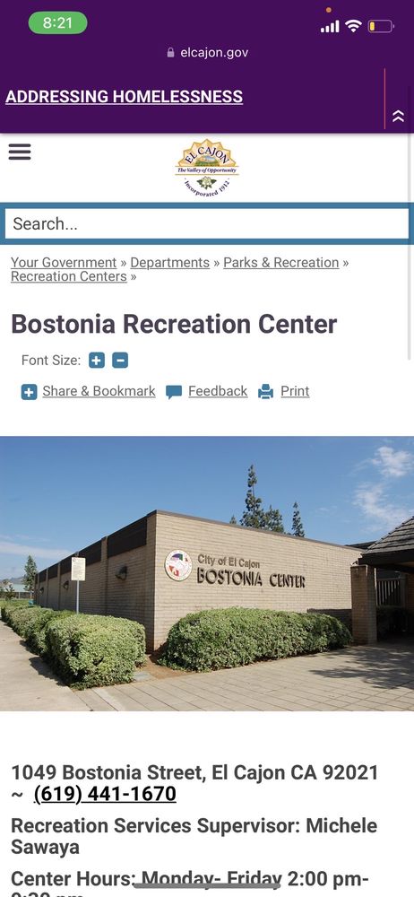 BOSTONIA RECREATION CENTER - Updated June 2024 - 1049 Bostonia St, El ...