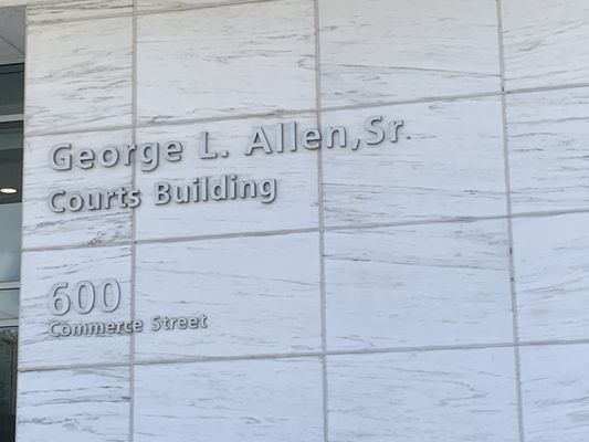 GEORGE L. ALLEN, SR. COURTS BUILDING AND NEW TOWER - Updated December ...