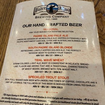 PADRE ISLAND BREWING COMPANY - Updated June 2024 - 379 Photos & 519 ...