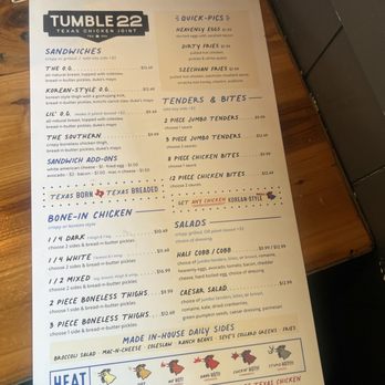 TUMBLE 22 CHICKEN JOINT - Updated April 2025 - 1206 Photos & 1208 ...