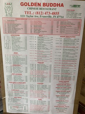 GOLDEN BUDDHA CHINESE RESTAURANT-EVANSVILLE - Updated January 2026 - 11 ...