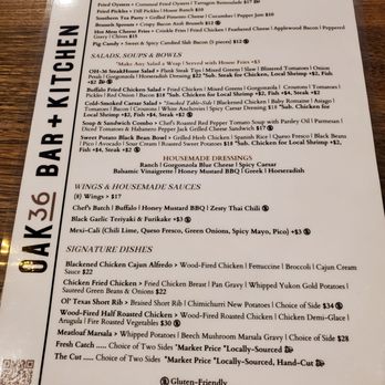 OAK 36 BAR & KITCHEN - Updated November 2024 - 296 Photos & 191 Reviews ...