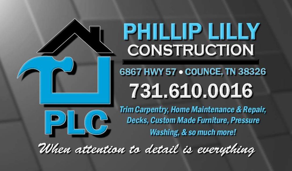 PHILLIP LILLY CONSTRUCTION - Counce, Tennessee - Carpenters - Phone ...
