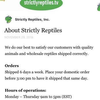 STRICTLY REPTILES - Updated December 2025 - 6450 Stirling Rd, Hollywood ...
