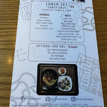 MOMOSAN SANTANA ROW - Updated July 2024 - 1400 Photos & 438 Reviews ...